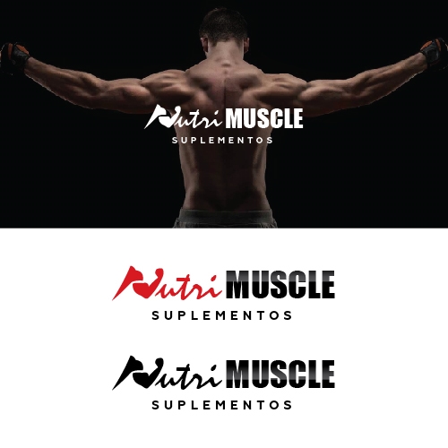 Suplementos Nutri Muscle | Criação de Logo Para Saúde & Nutrição