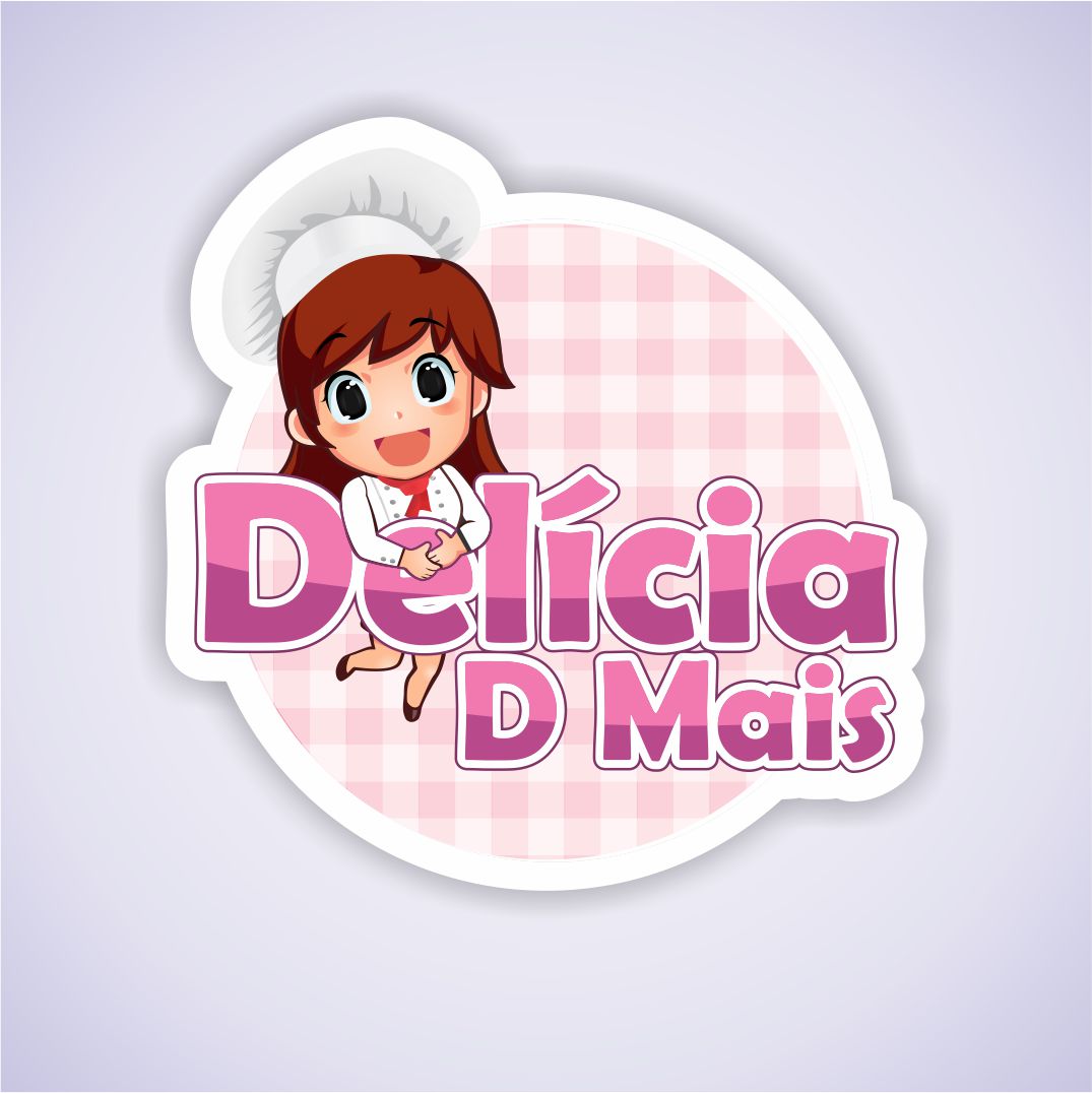 DELÍCIA D MAIS | Criação de Logo Para alimenticio