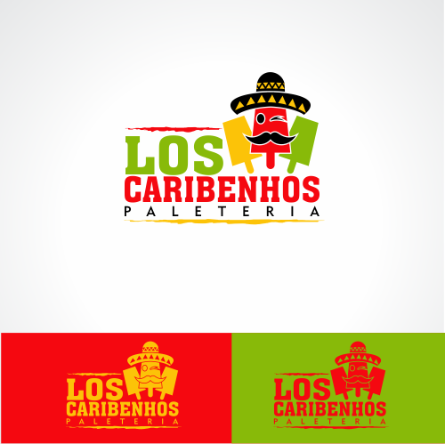 Los Caribenhos - Paleteria | Criação de Logo Para Paletas, sorvetes...
