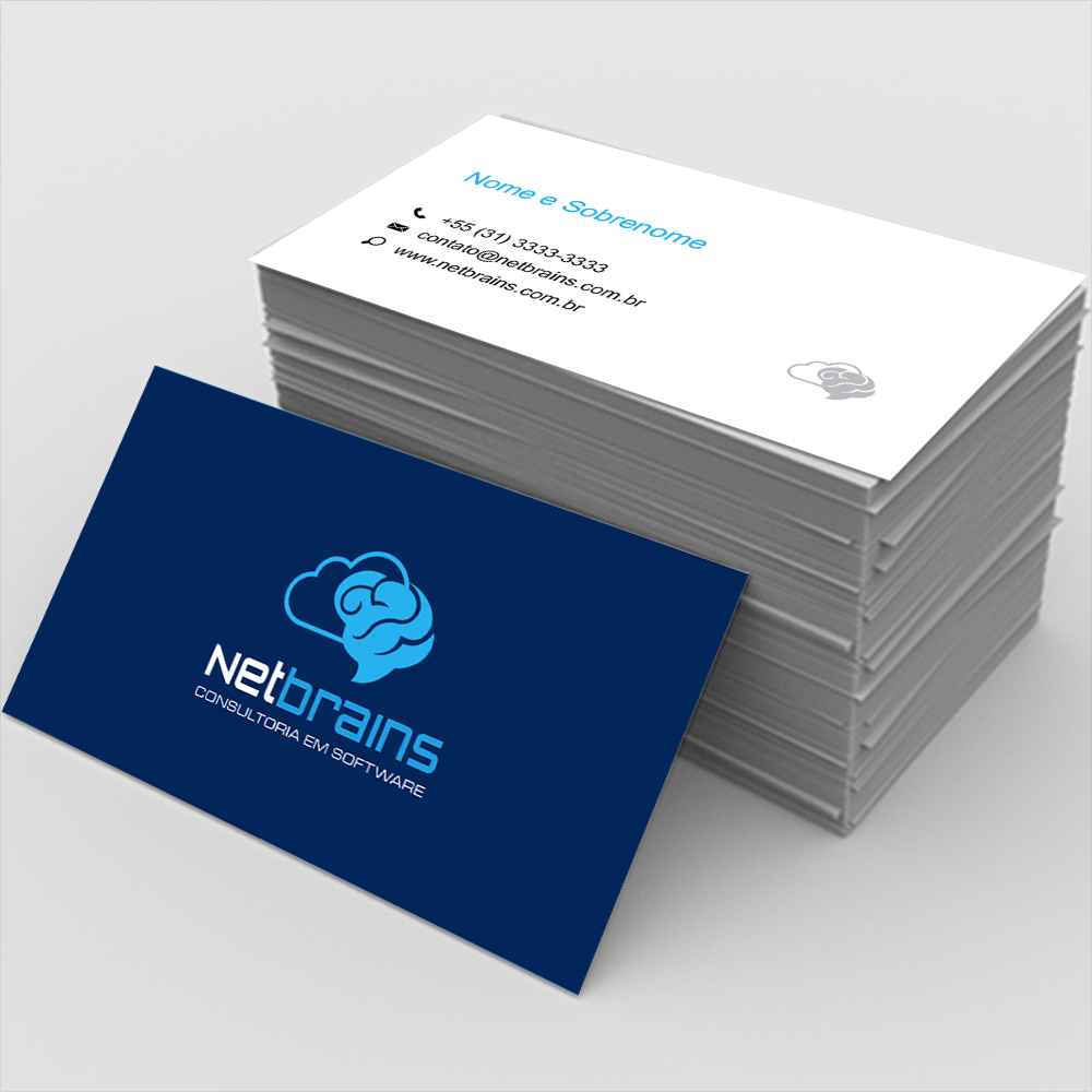 Netbrains | Criação de Logo e Cartao de Visita Para Saúde & Nutrição