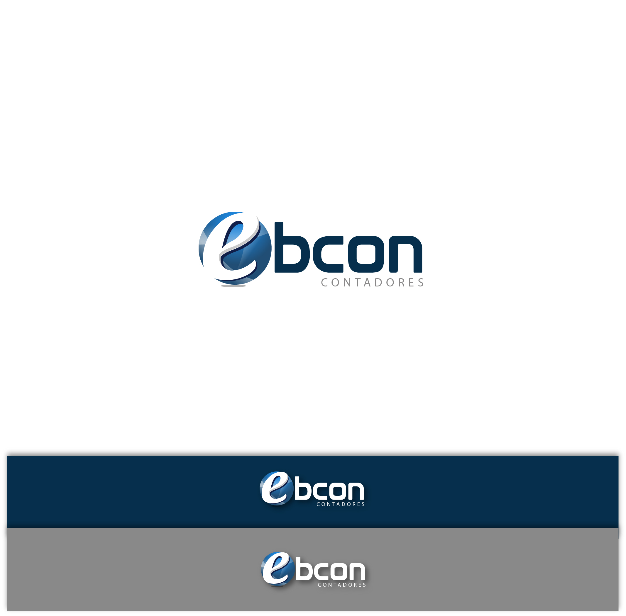 EBCON | Criação de Logo e Papelaria (6 itens) Para Saúde & Nutrição