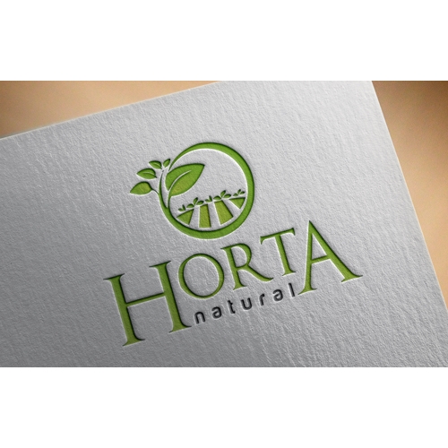 horta natural | Criação de Logo e Cartao de Visita Para Ambiental