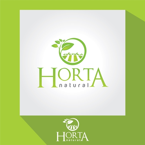 horta natural | Criação de Logo e Cartao de Visita Para Ambiental