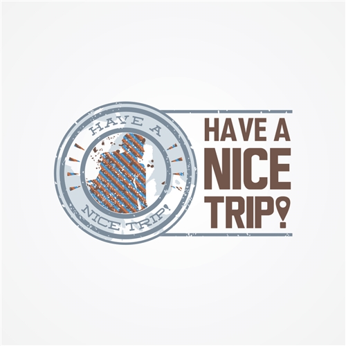 Have a Nice Trip! | Criação de Logo Para Viagens & Lazer