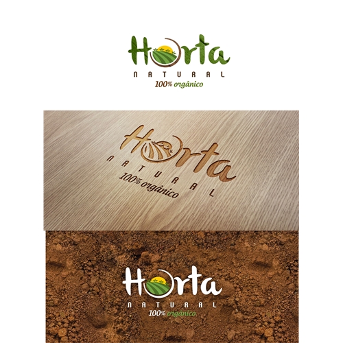 horta natural | Criação de Logo e Cartao de Visita Para Ambiental