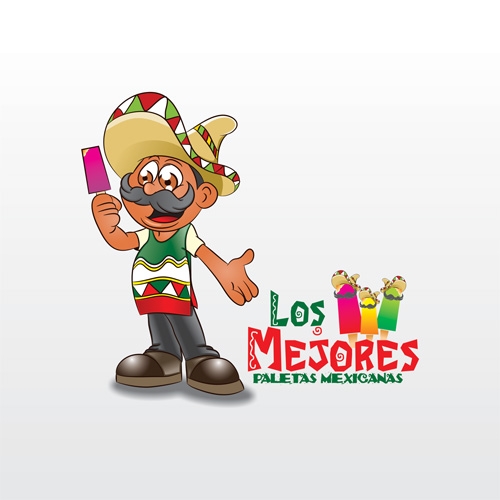 Los Mejores - Paleteria Mexicana | Criação de Logo Para Alimentos