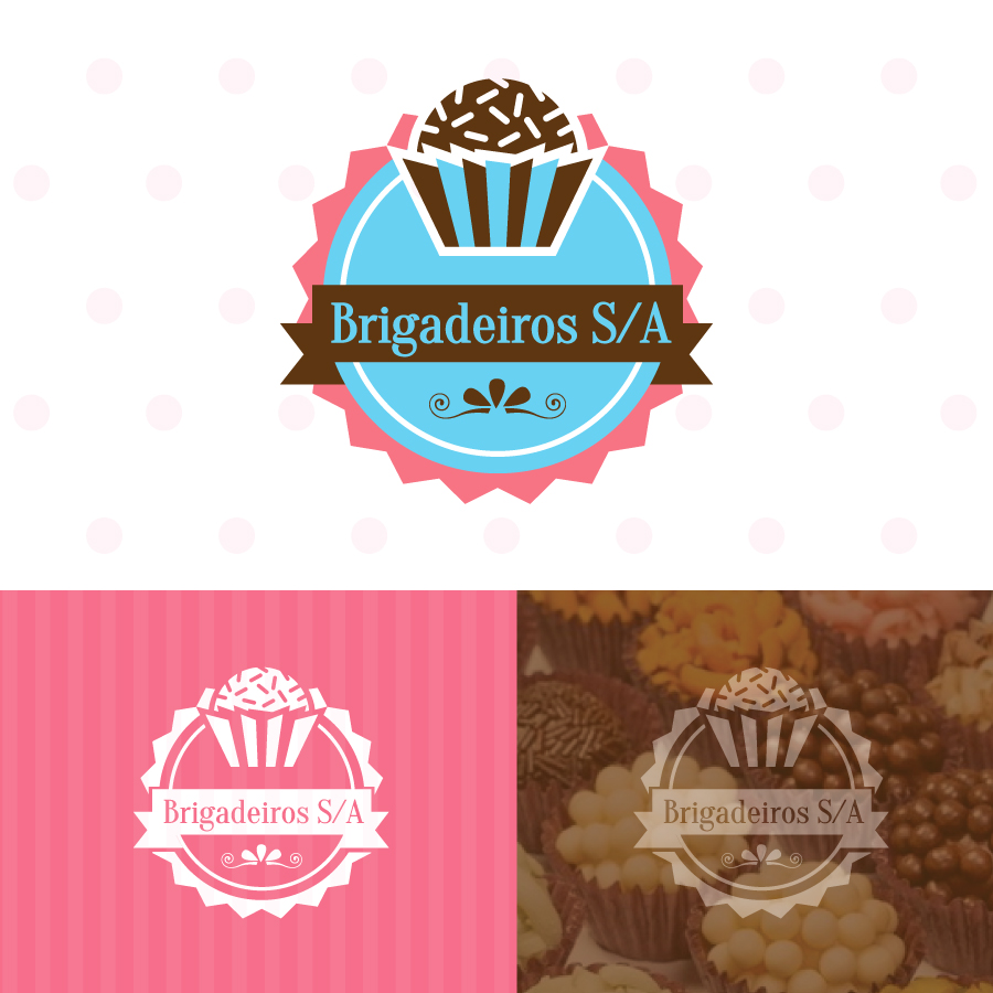 Brigadeiros S/A | Criação de Logo Para Doceria