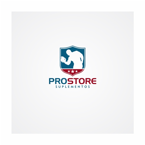 PROSTORE Suplementos | Criação de Logo Para Saúde & Nutrição