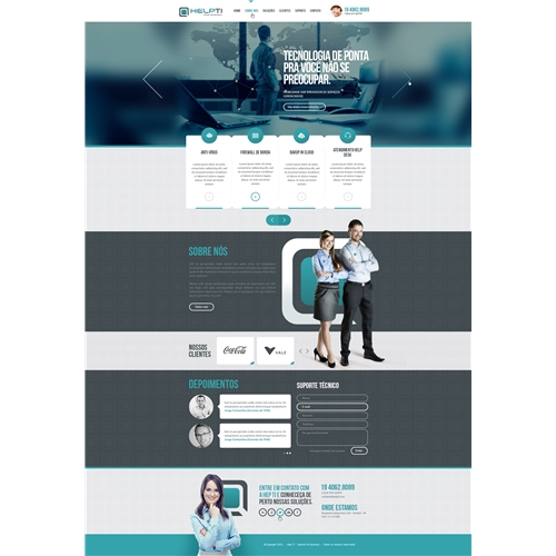 Help TI | Criação de Layout Web-Design Para Computador & Internet