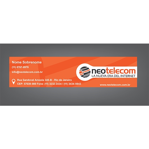 Neo Telecom - La nueva era del internet | Criação de Logo e Papelar...