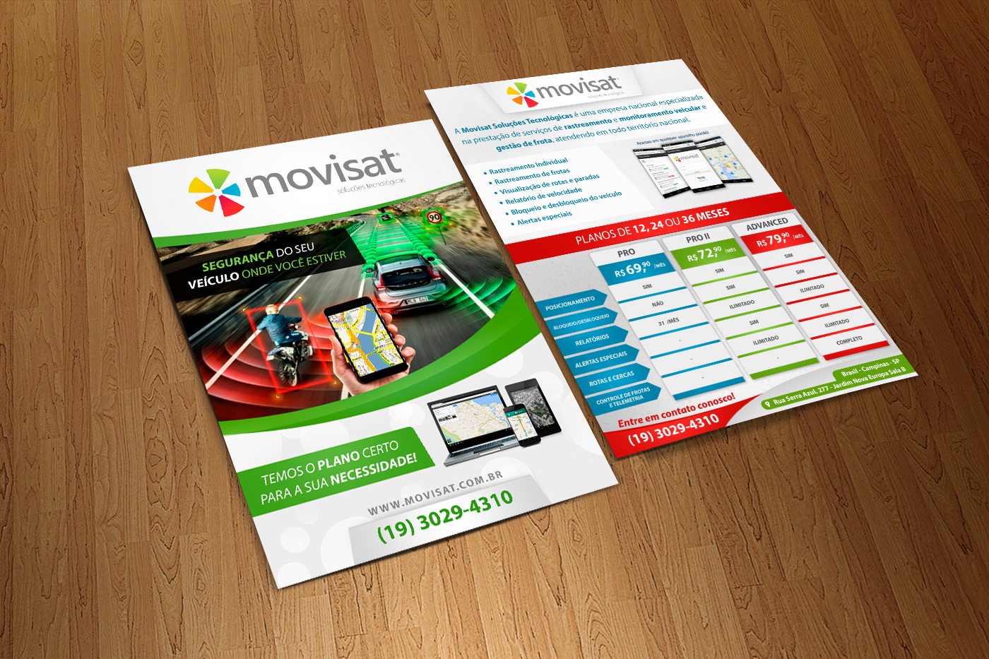 MOVISAT SOLUÇOES TECNOLOGICAS | Criação de Flyer / Panfleto Para