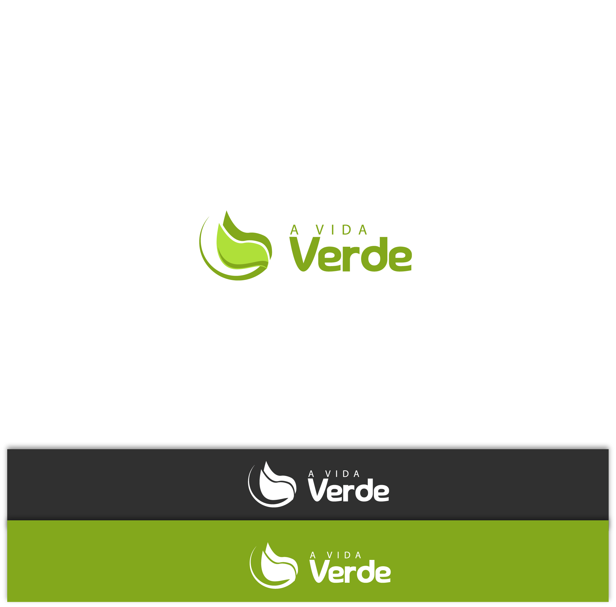 A vida verde | Criação de Logo Para