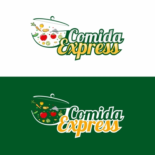 comida express | Criação de Logo Para Alimentos & Bebidas