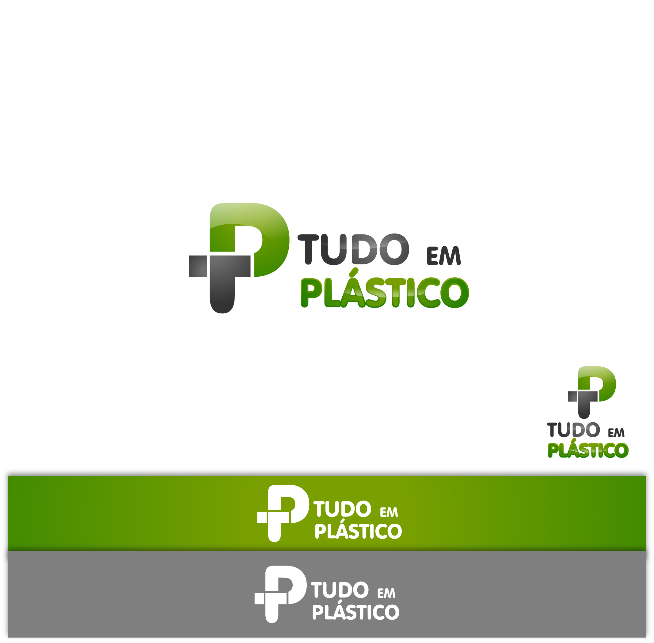 TUDO EM PLASTICO | Criação de Logo Para