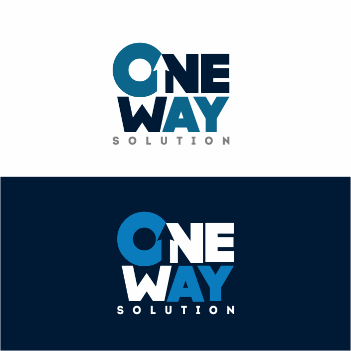 One Way Solution | Criação de Logo e Cartao de Visita Para