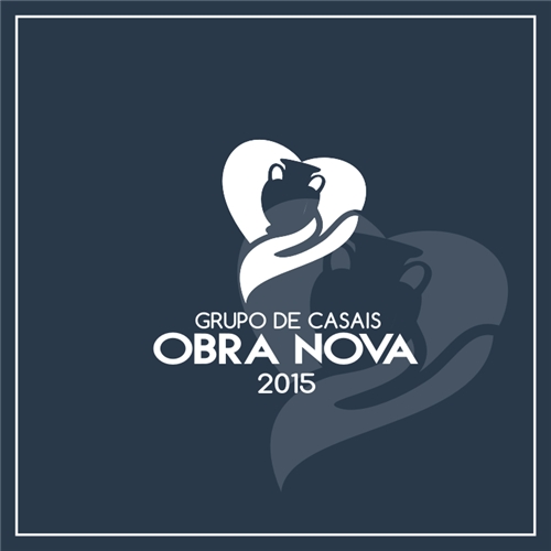 Logo grupo de Casais Obra Nova 2015 | Criação de Logo Para Religião...