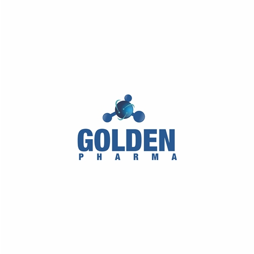 Golden Pharma | Criação de Logo e Rótulo Para Saúde & Nutrição