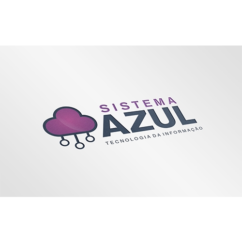 SISTEMA AZUL | Criação de Logo e Cartao de Visita Para Computador
