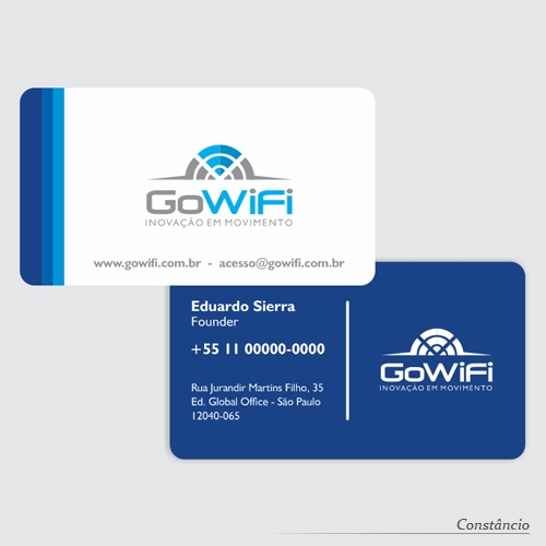 GoWifi | Criação de Logo e Cartao de Visita Para Computador & Internet