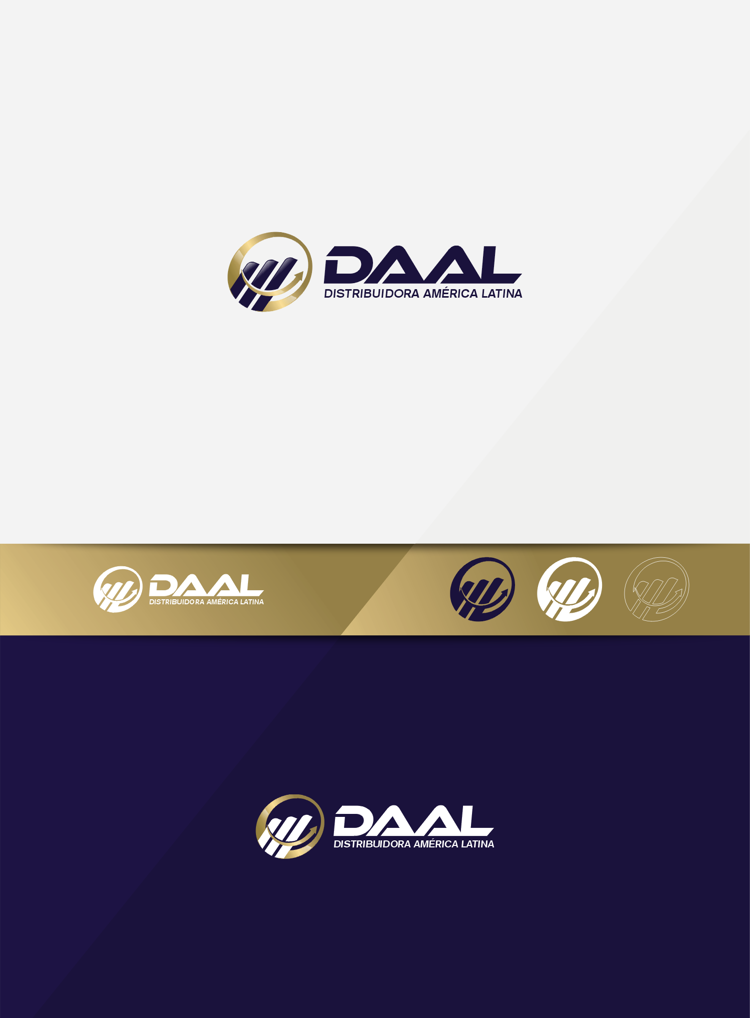 DAAL | Criação de Logo e Papelaria (6 itens) Para Atacadista e Vare...