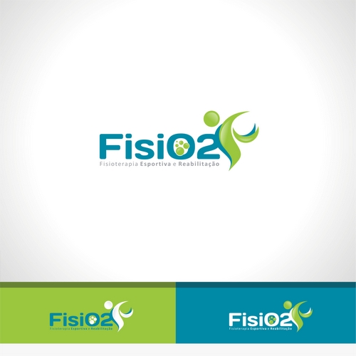 FisiO2 - Fisioterapia Esportiva I Reabilitação | Criação de Logo e ...