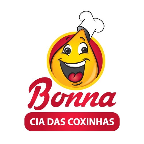 Bonna Cia das Coxinhas | Criação de Logo Para Alimentos & Bebidas