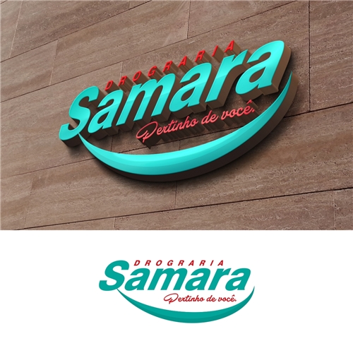 Drogaria Samara | Criação de Logo Para Saúde & Nutrição