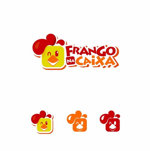 Frango na Caixa | Criação de Logo Para Alimentos & Bebidas