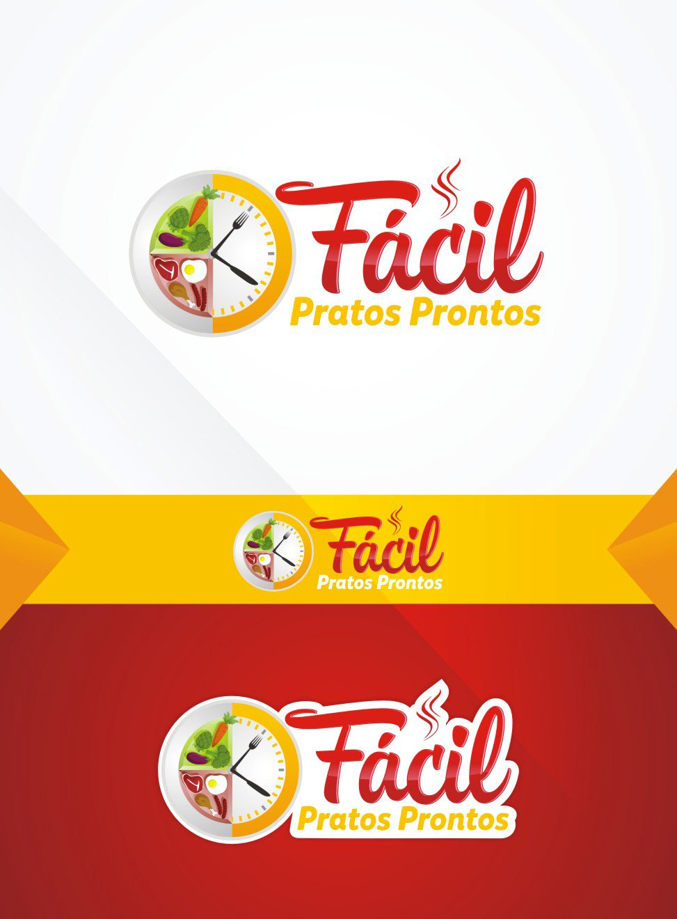 Fácil - Pratos Prontos | Criação de Logo Para