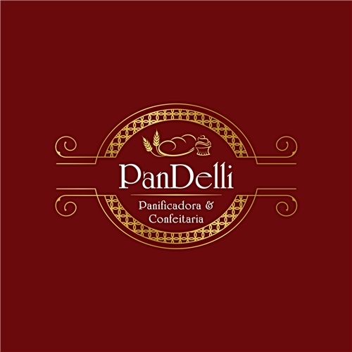 Panificadora e Confeitaria PanDelli | Criação de Logo Para Alimento...