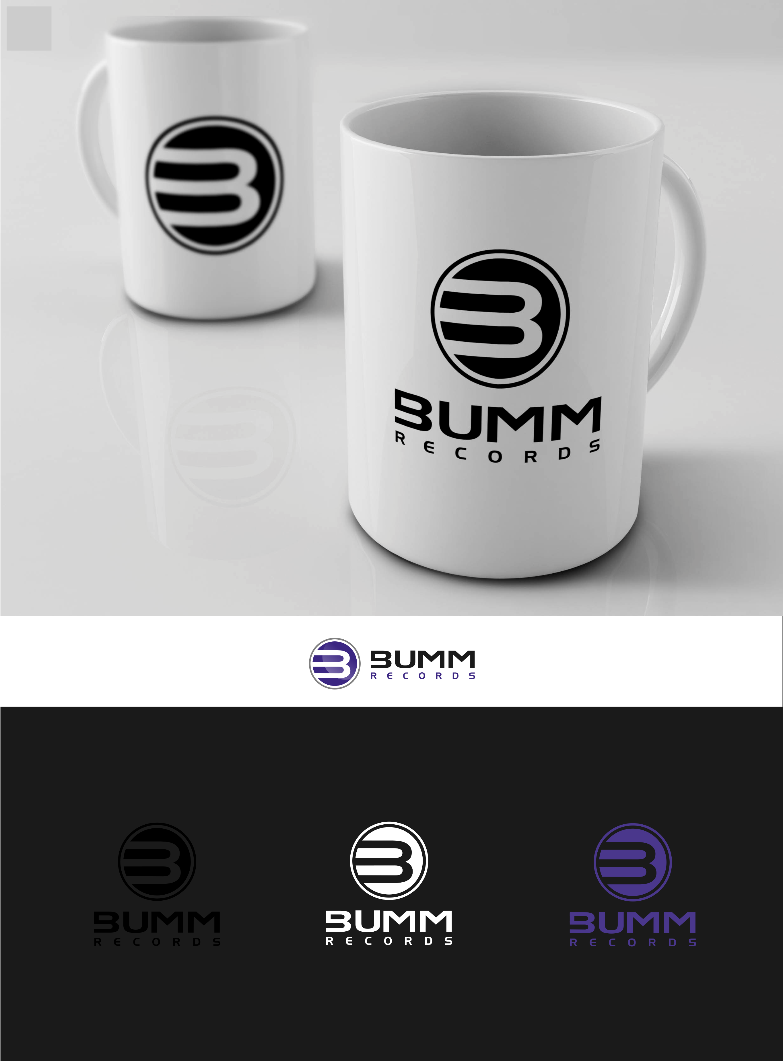 BUMM records | Criação de Logo Para