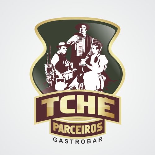 Tchê Parceiros | Criação de Logo Para Alimentos & Bebidas