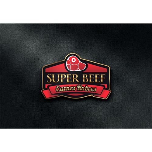 SUPER BEEF | Criação de Logo Para Alimentos & Bebidas