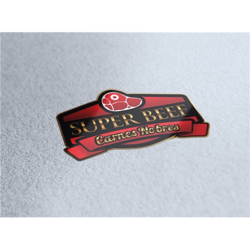 SUPER BEEF | Criação de Logo Para Alimentos & Bebidas