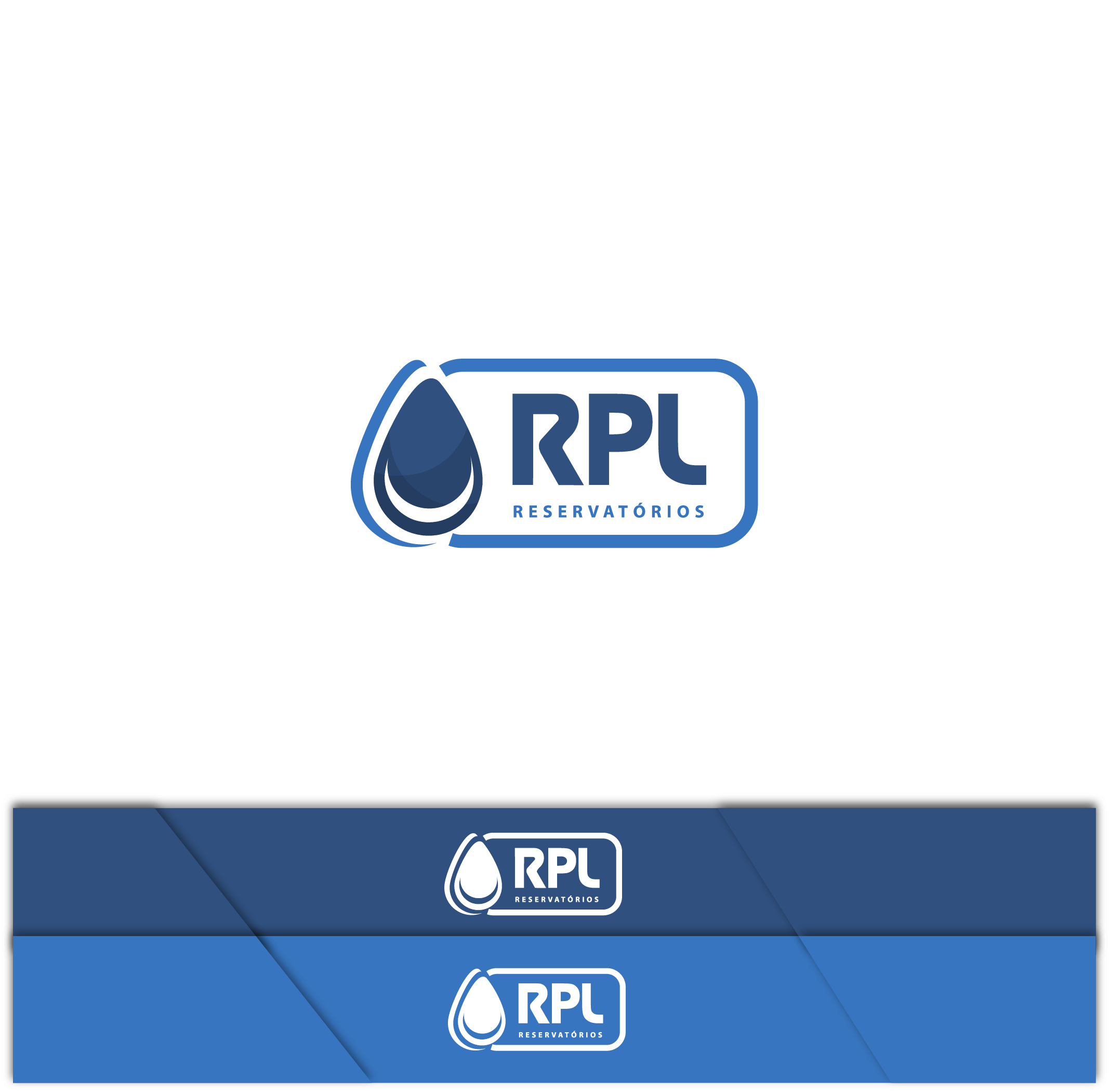 RPL Reservatórios | Criação de Logo e Papelaria (6 itens) Para Meta...