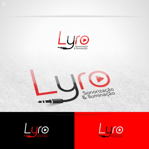 Lyro | Sonorizaçao e Iluminaçao | Criação de Logo Para Planejamento...