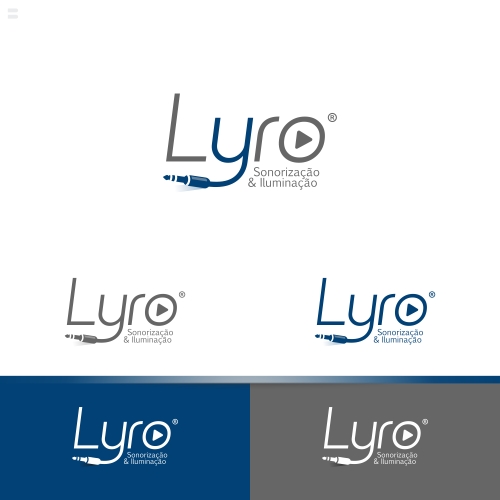 Lyro | Sonorizaçao e Iluminaçao | Criação de Logo Para Planejamento...