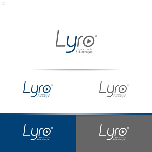 Lyro | Sonorizaçao e Iluminaçao | Criação de Logo Para Planejamento...