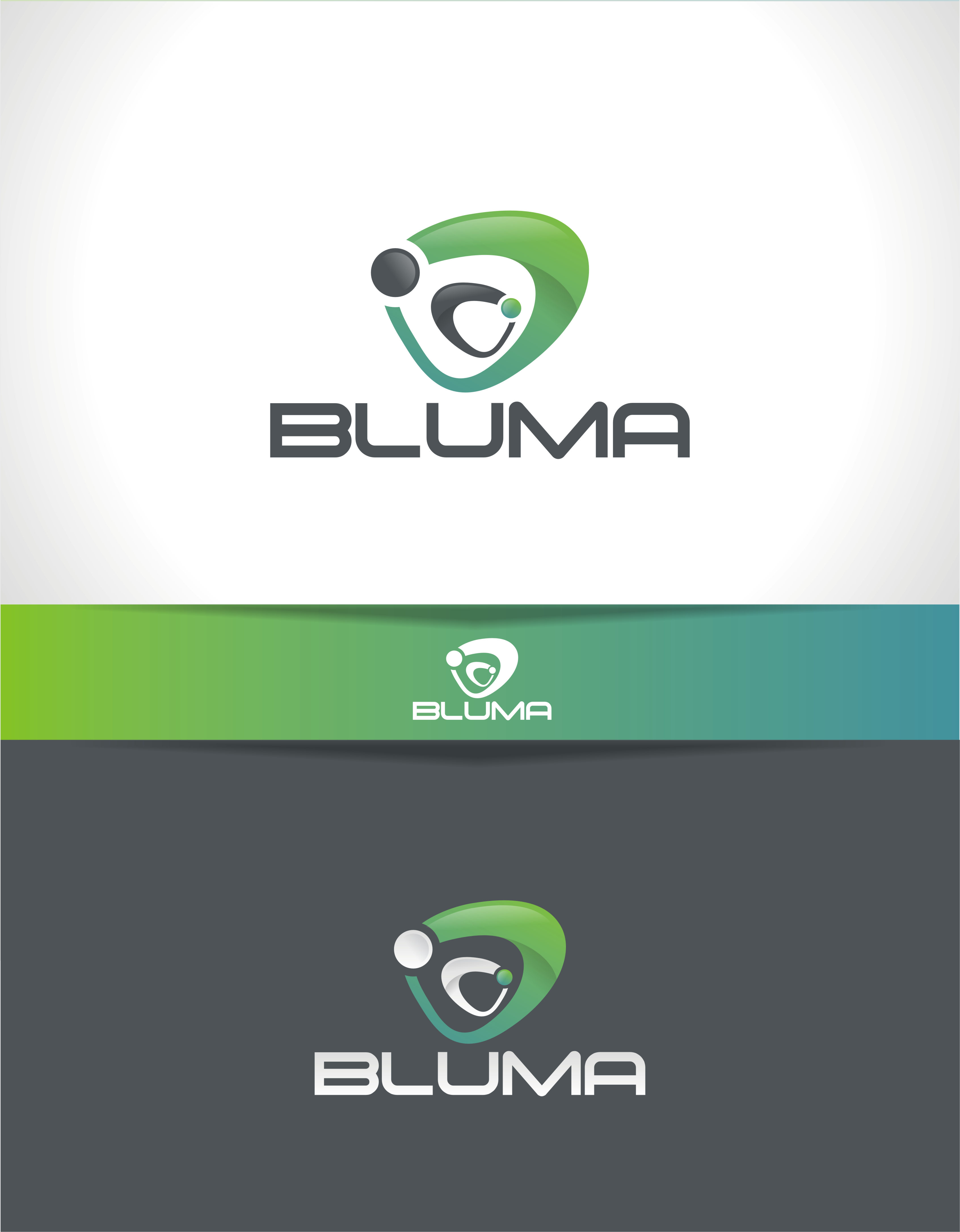 Bluma Tech | Criação de Logo e Papelaria (6 itens) Para Saúde & Nut...