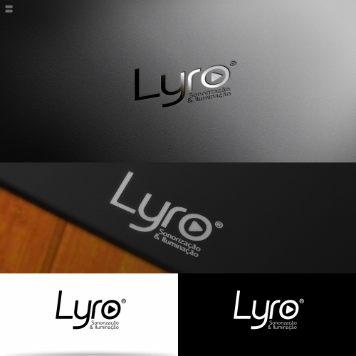 Lyro | Sonorizaçao e Iluminaçao | Criação de Logo Para Planejamento...