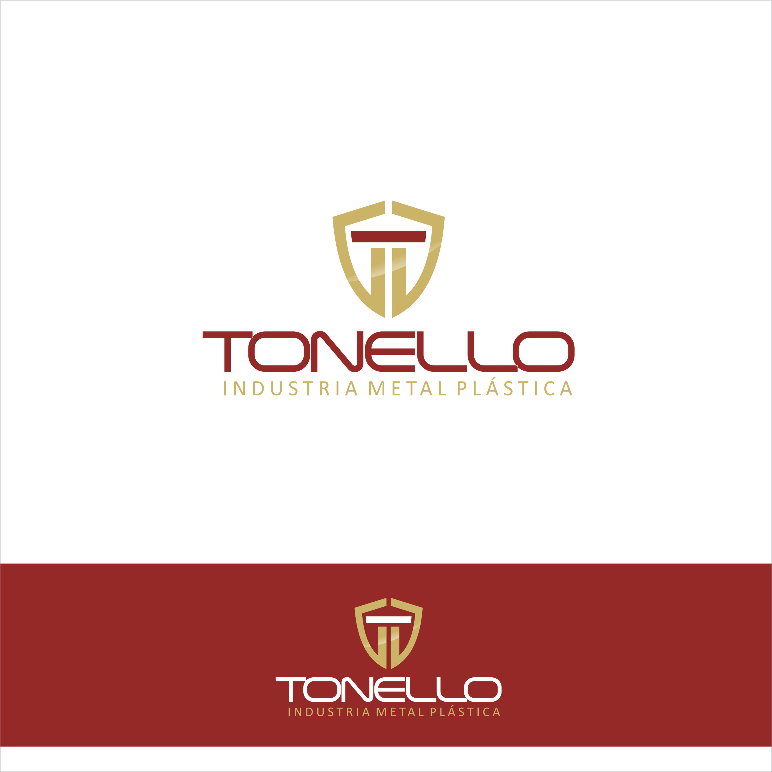 Tonello Industrial e Comercial | Criação de Logo e Cartao de Visita...