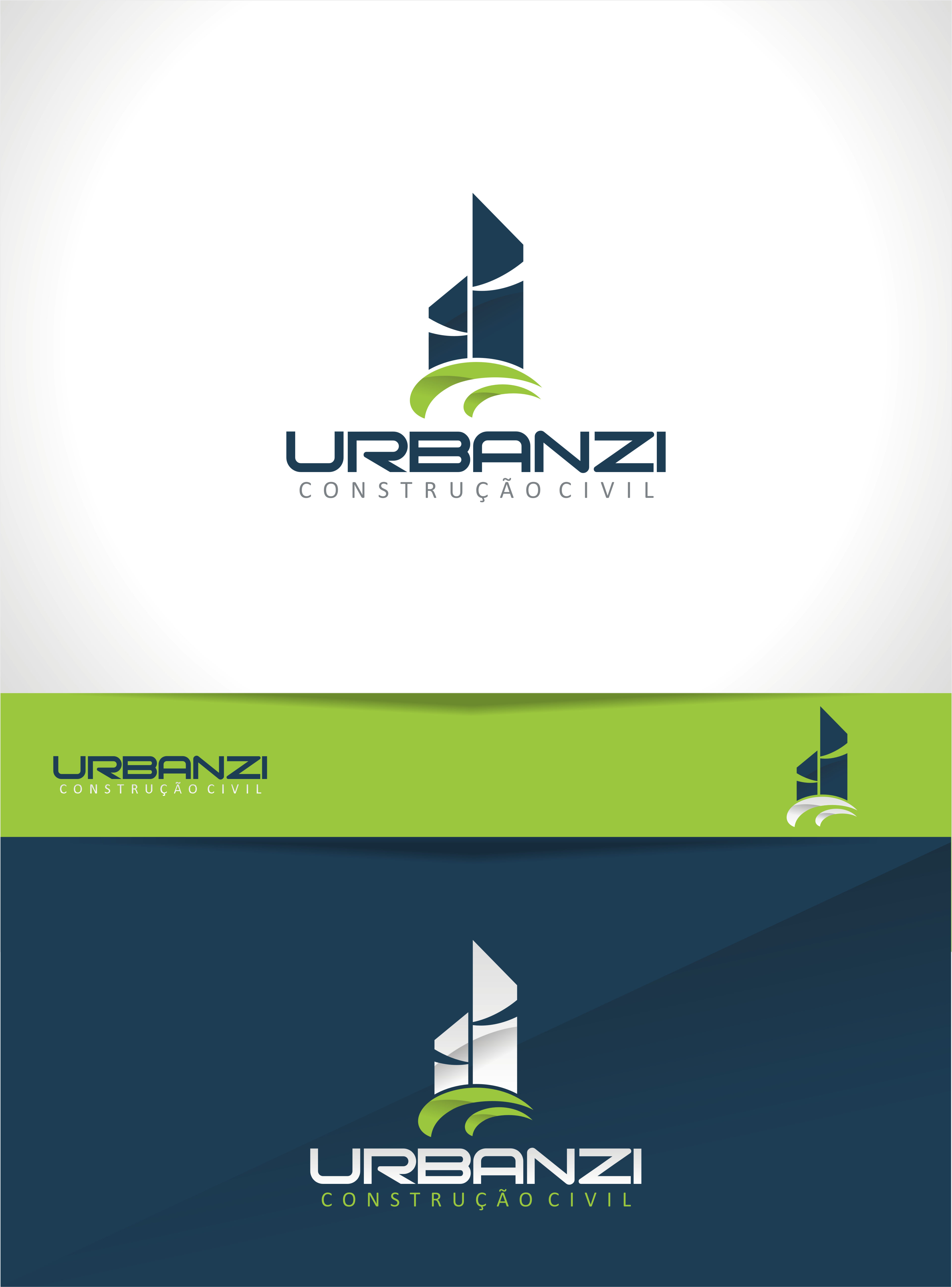 Urbanzi | Criação de Logo e Papelaria (6 itens) Para