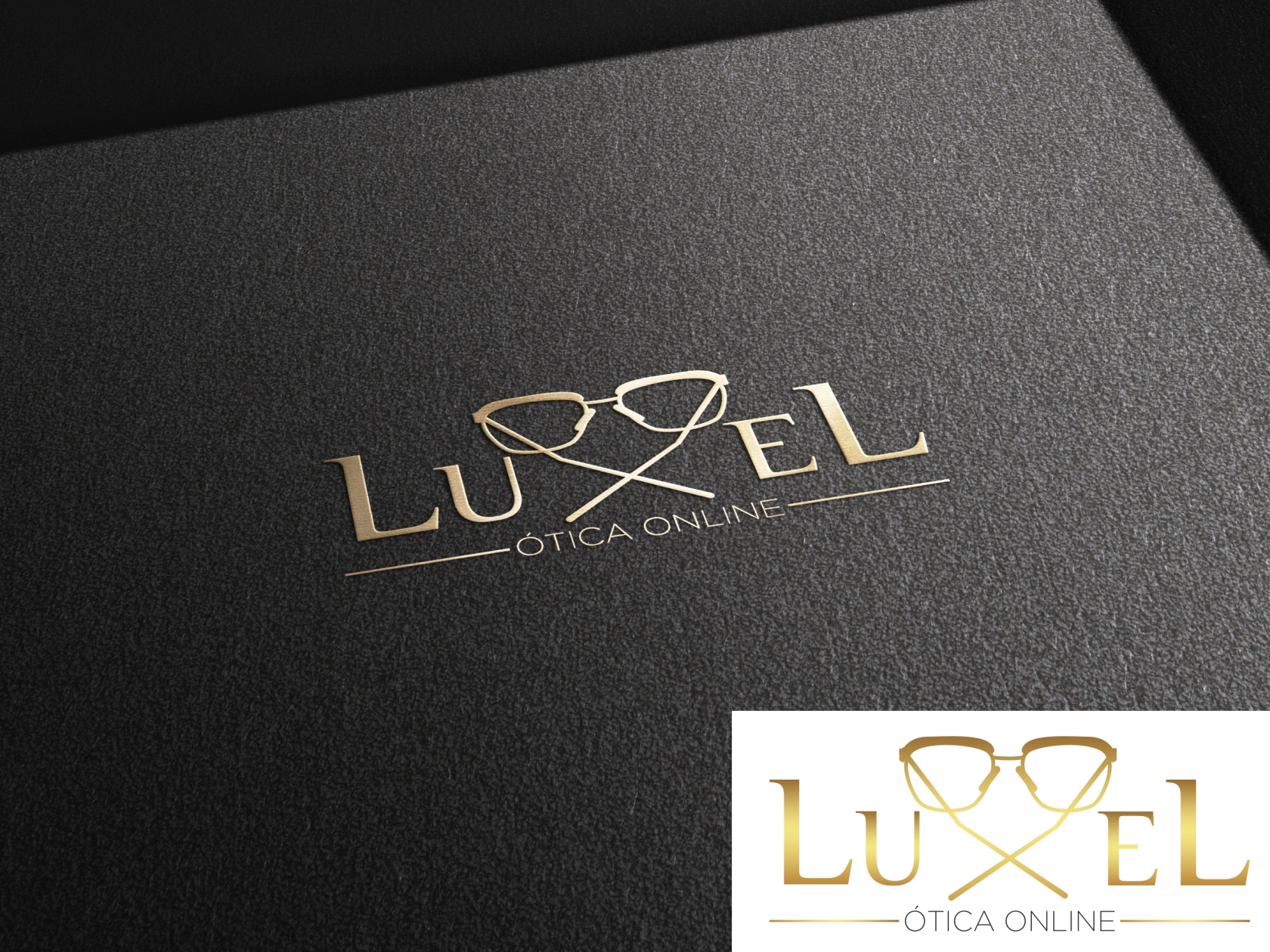 LUXEL - Uma ótica virtual com atendimento delivery | Criação de Log...