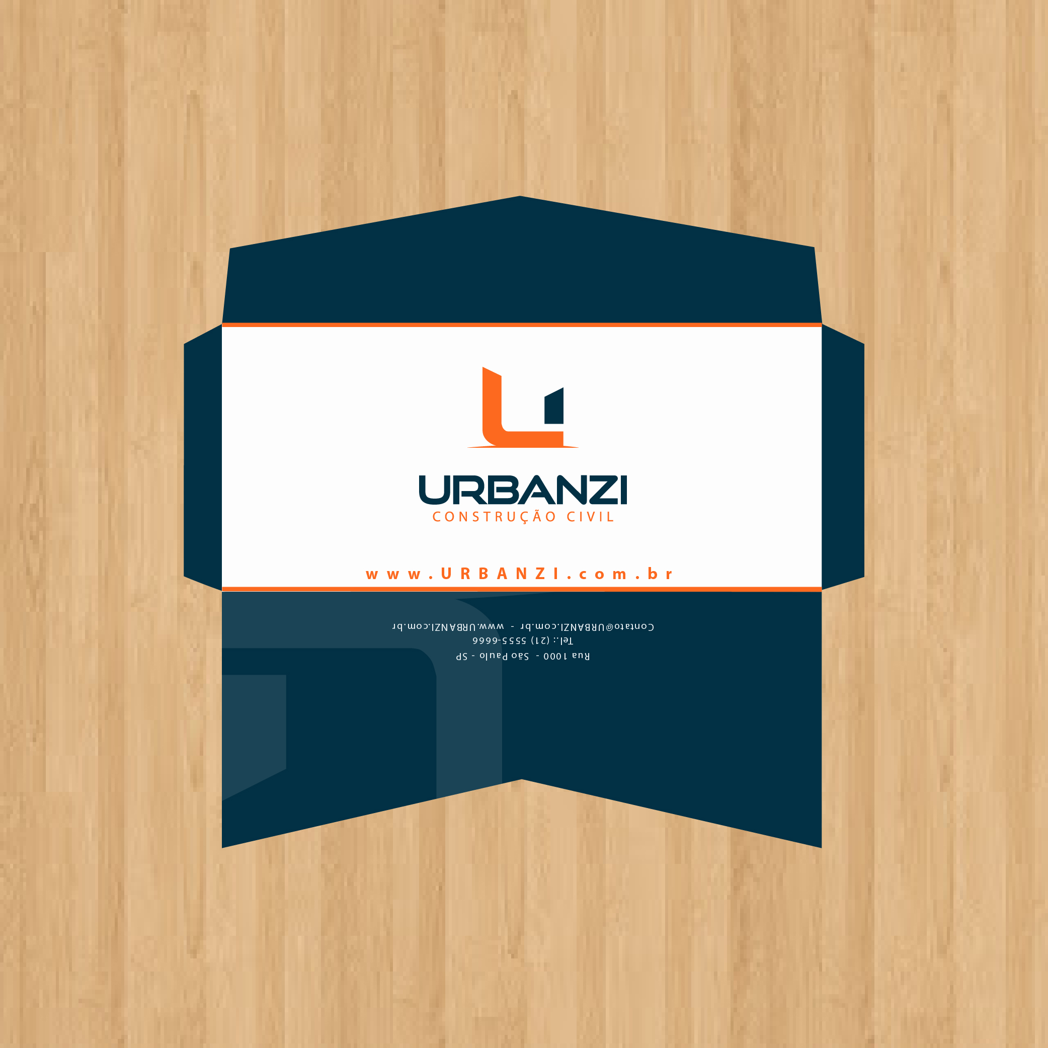 Urbanzi | Criação de Logo e Papelaria (6 itens) Para