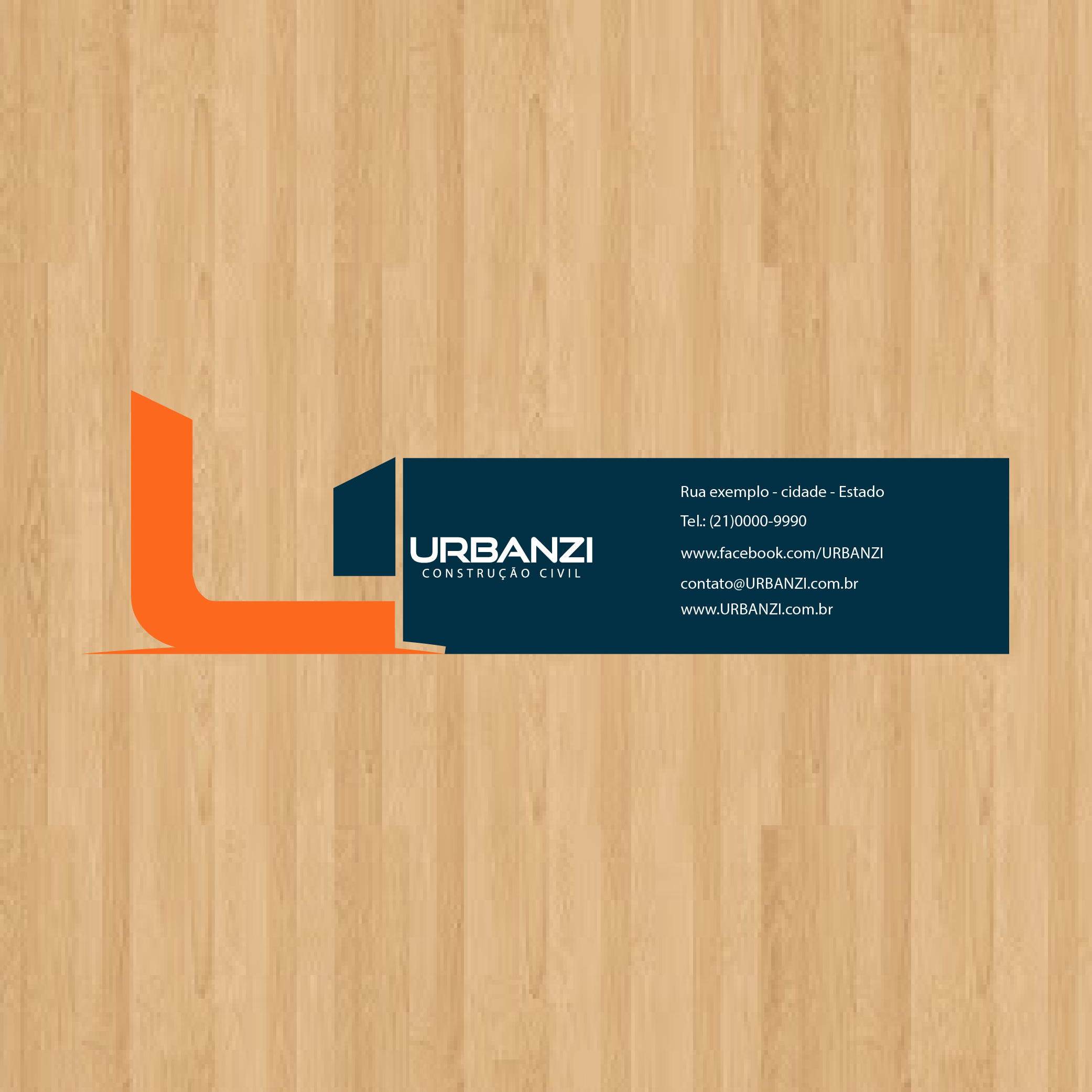 Urbanzi | Criação de Logo e Papelaria (6 itens) Para