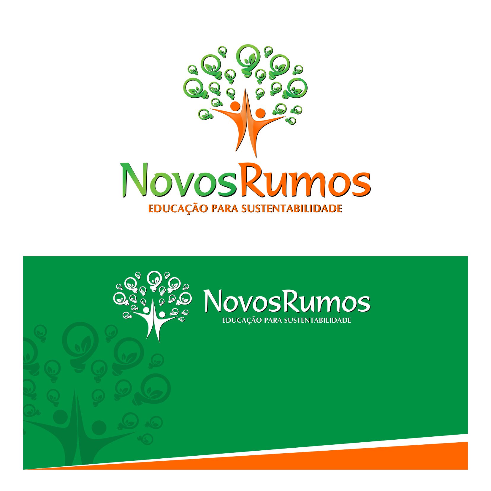 Novos Rumos - Educação para sustentabilidade | Criação de Logo Para