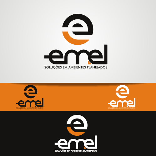 EMEL - Soluções em ambientes planejados | Criação de Logo e Papelar...