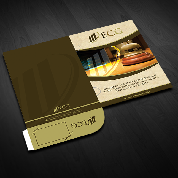 ECG Contábi | Criação de Flyer / Panfleto Para