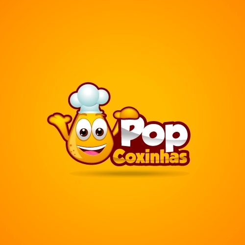 Pop Coxinhas | Criação de Logo Para Alimentos