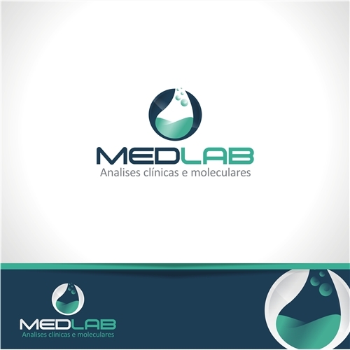 MEDLAB Analises clínicas e moleculares | Criação de Logo e Papelari...